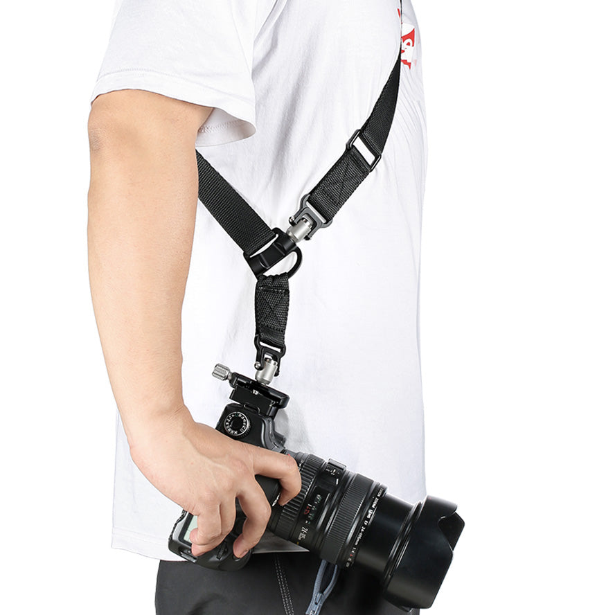 Leofoto SP-01 + DC-22Q Quick Detach Shoulder Strap – Landscapegear