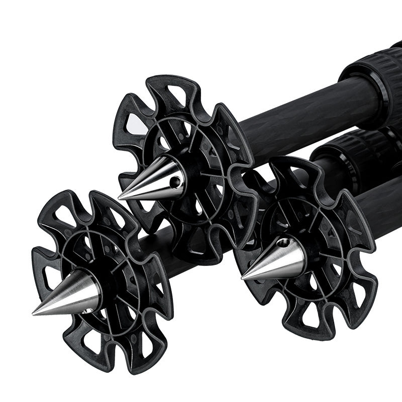 Leofoto TFW Tripod foot spikes with snow shoes (set of 3) – Landscapegear